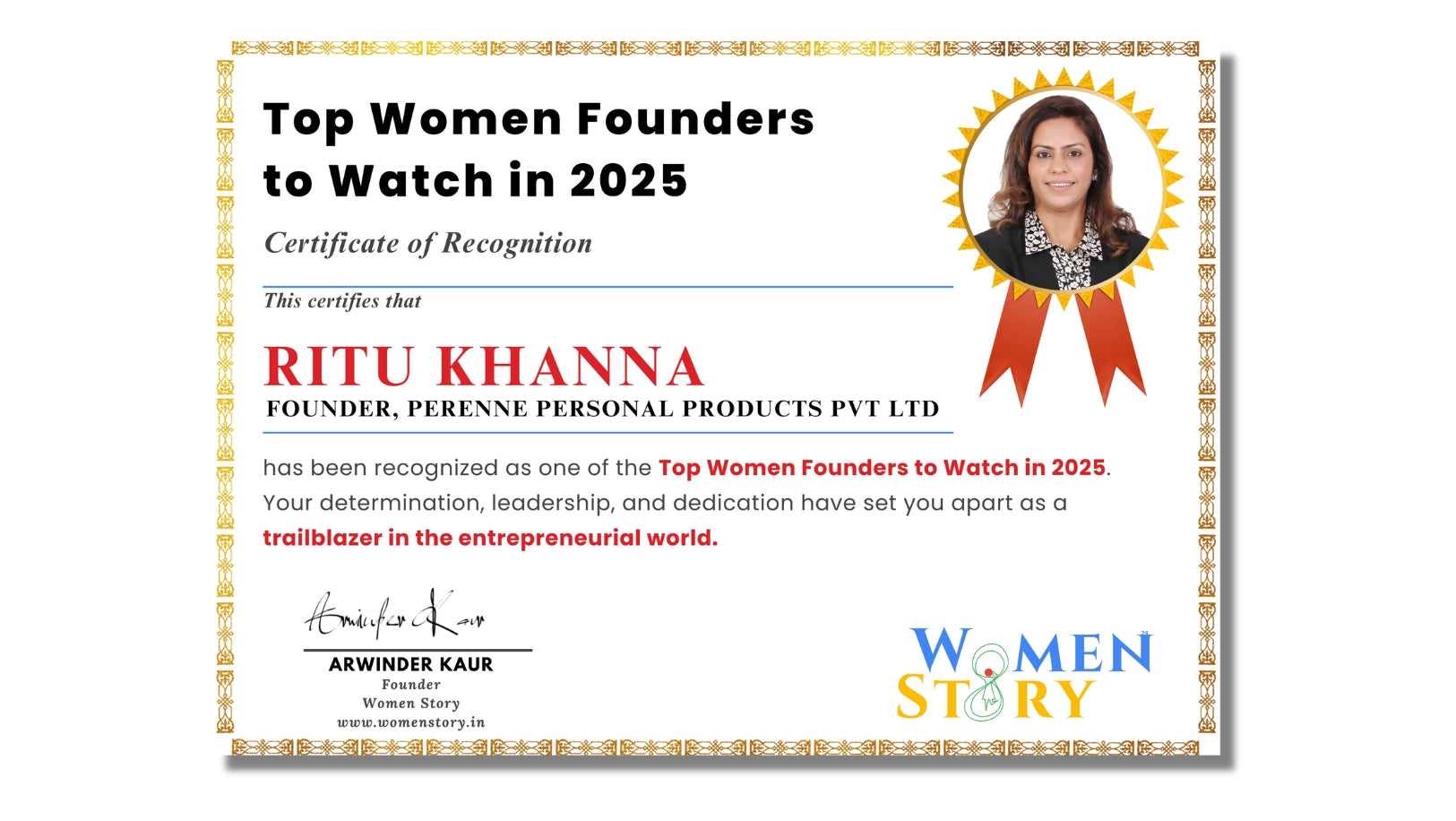 Ritu Khanna: A Visionary Founder Recognized as a Top Woman Leader in 2 ...